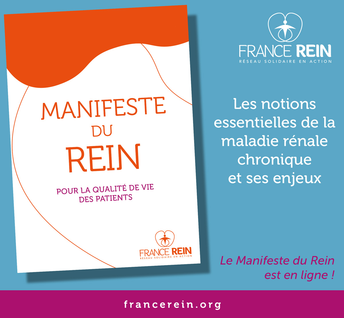 Manifeste du Rein pour la qualité de vie des patients - France Rein
